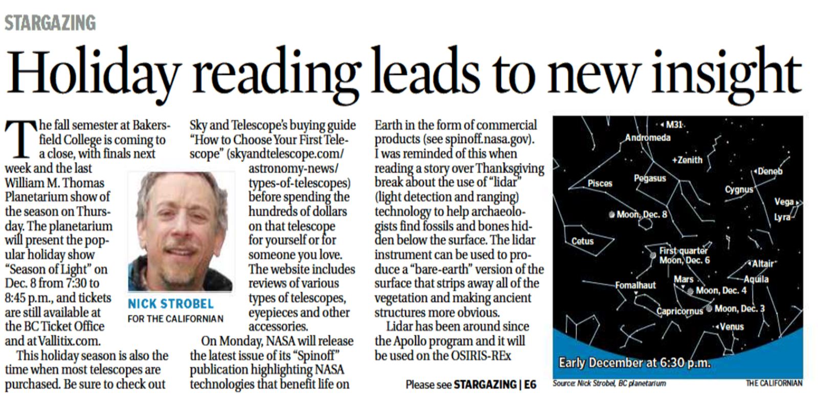 stargazing-dec-3-2016 | Sonya Christian's Blog