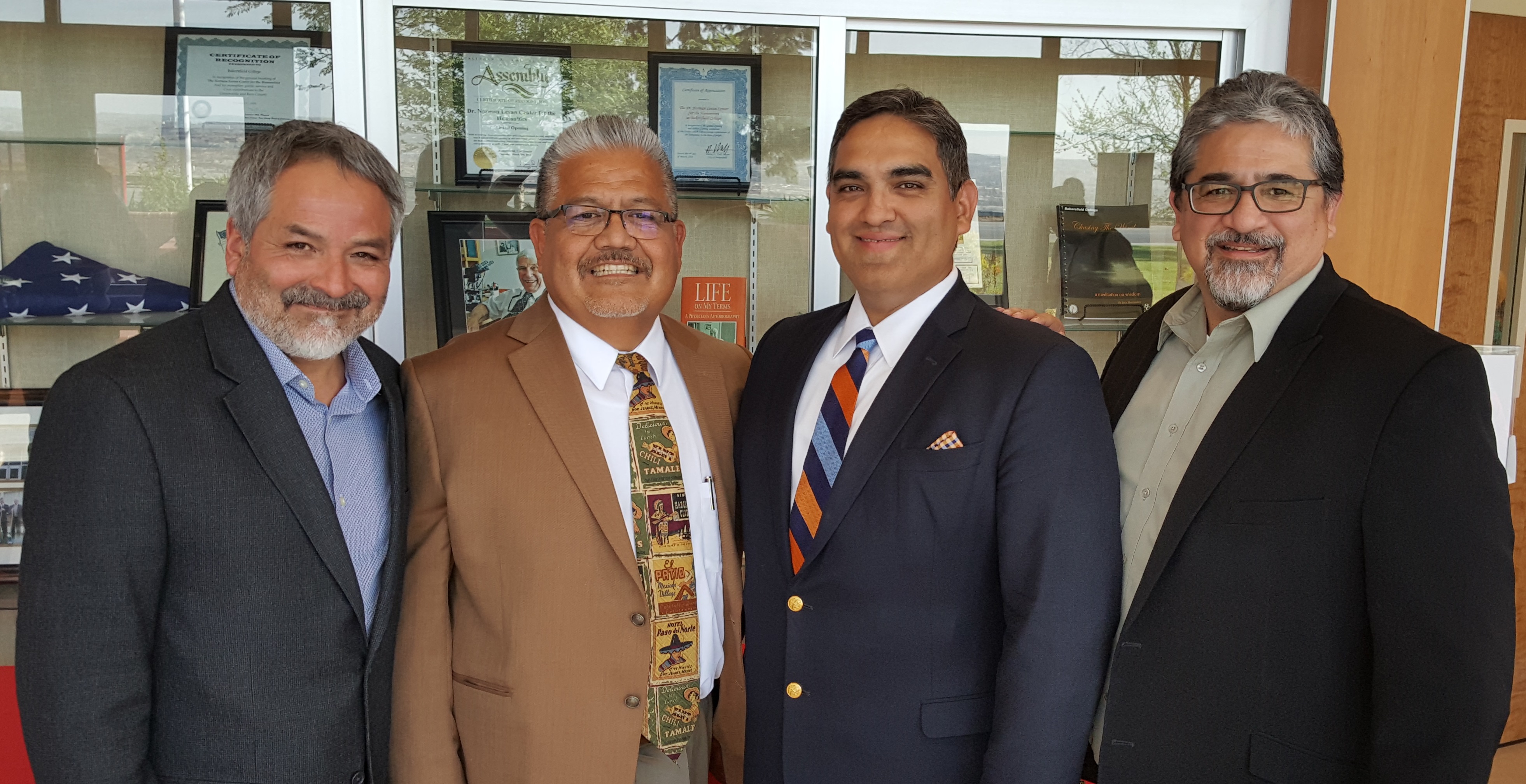 Dr. Emmet Campos, Dean Rodriguez, Dr. Victor Saenz, Dr. Mark Martinez ...