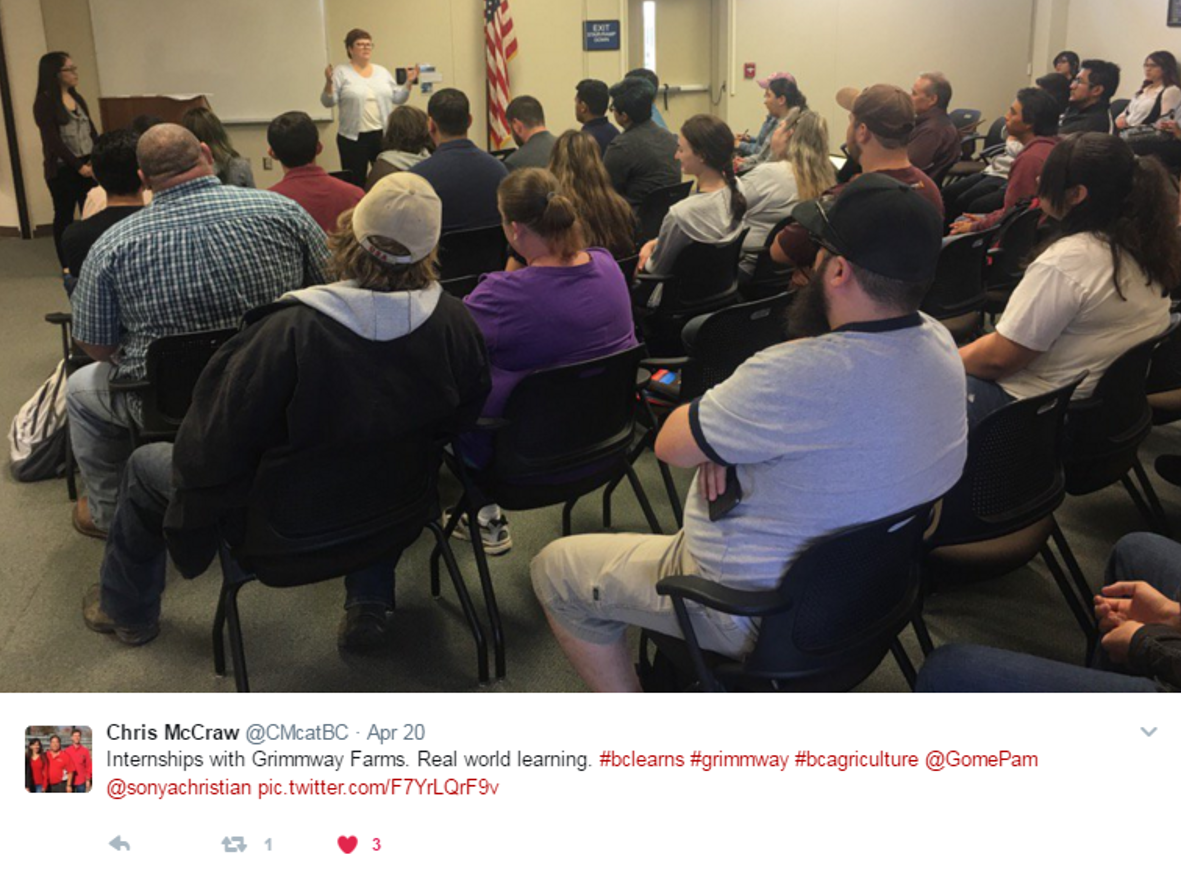 April 2017 Grimmway Academy Chris McCraw Tweet | Sonya Christian's Blog