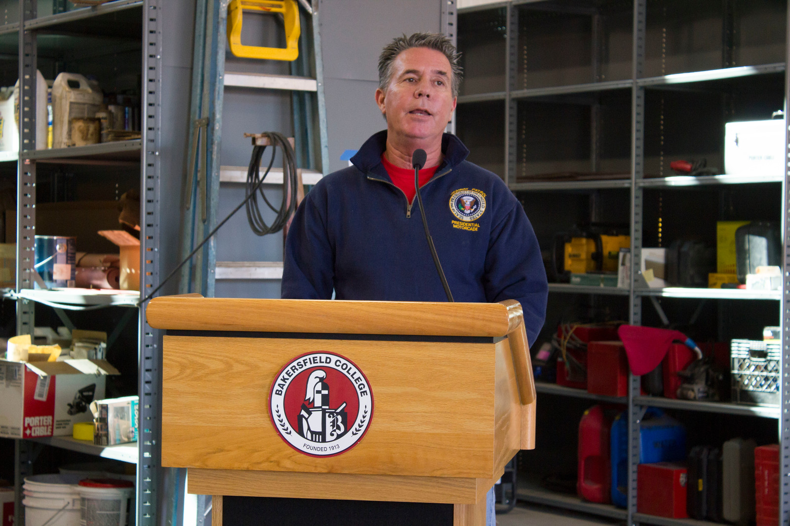 Aaron Kidwell speaking at the M&O Open House | Sonya Christian's Blog