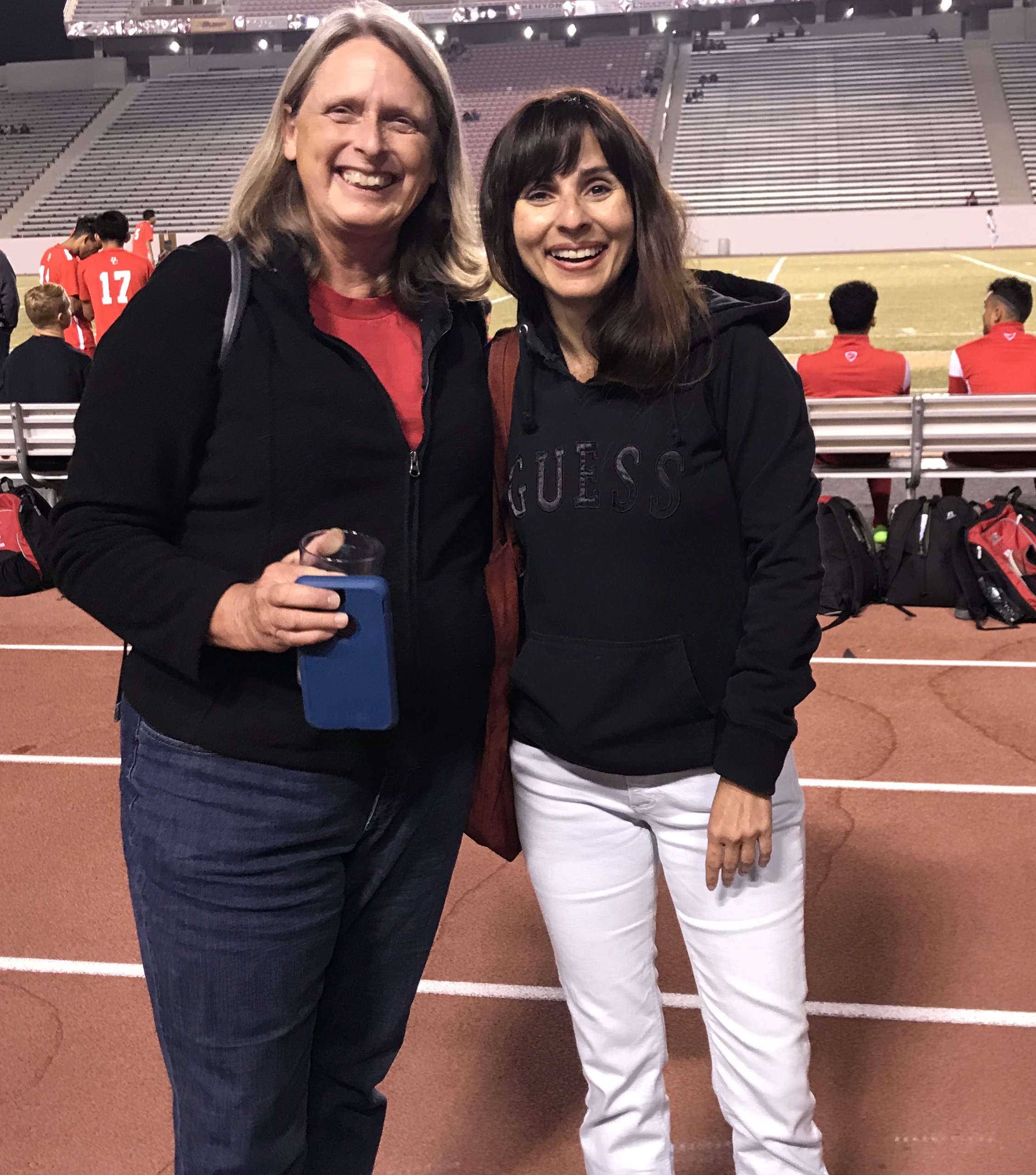 Janet Tarjan and Sonya Christian at Mens Soccer october 13 2017 | Sonya ...