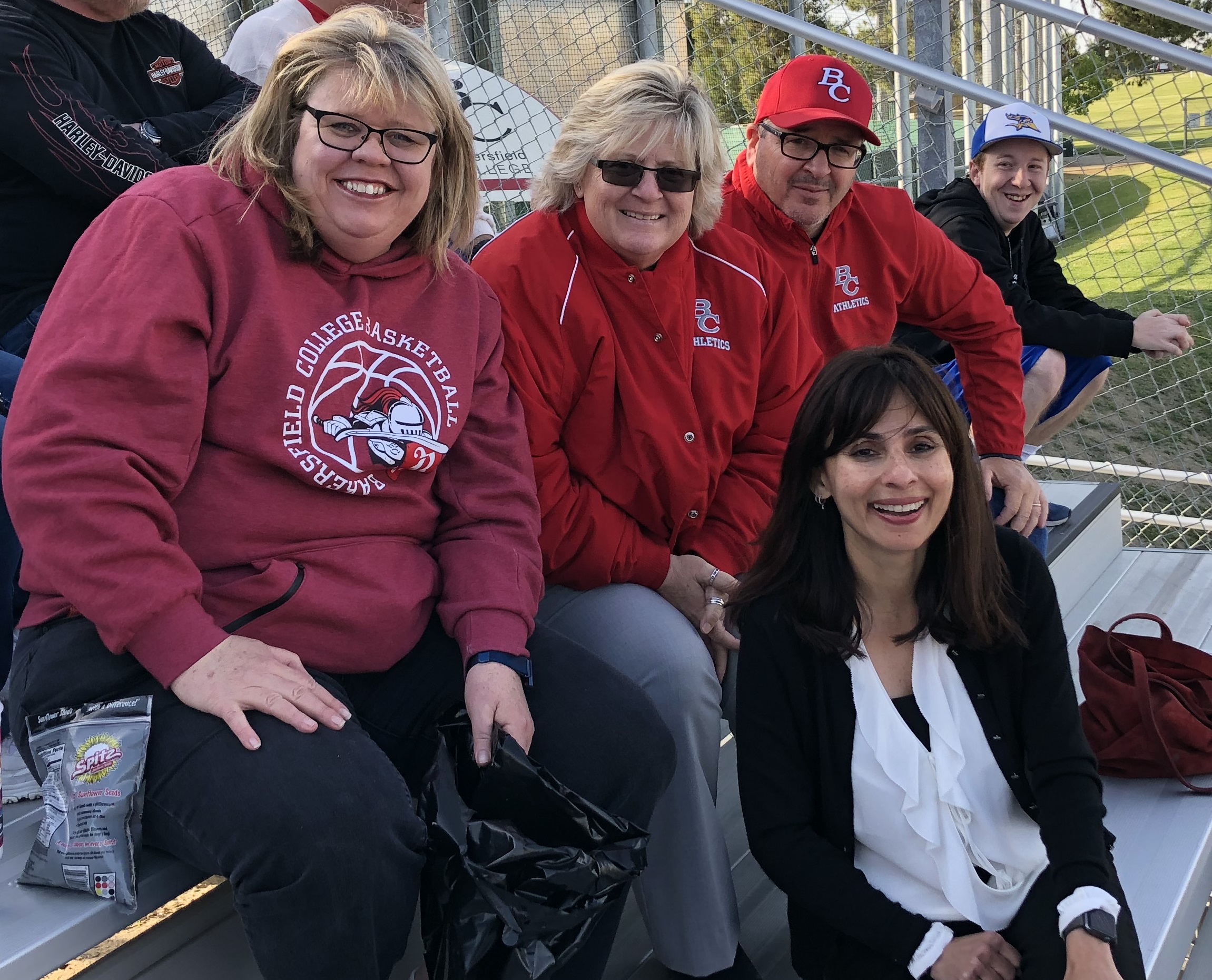 Coach Paula Dahl, Sandi Taylor, Keith Ford, Sonya Christian April 28 ...