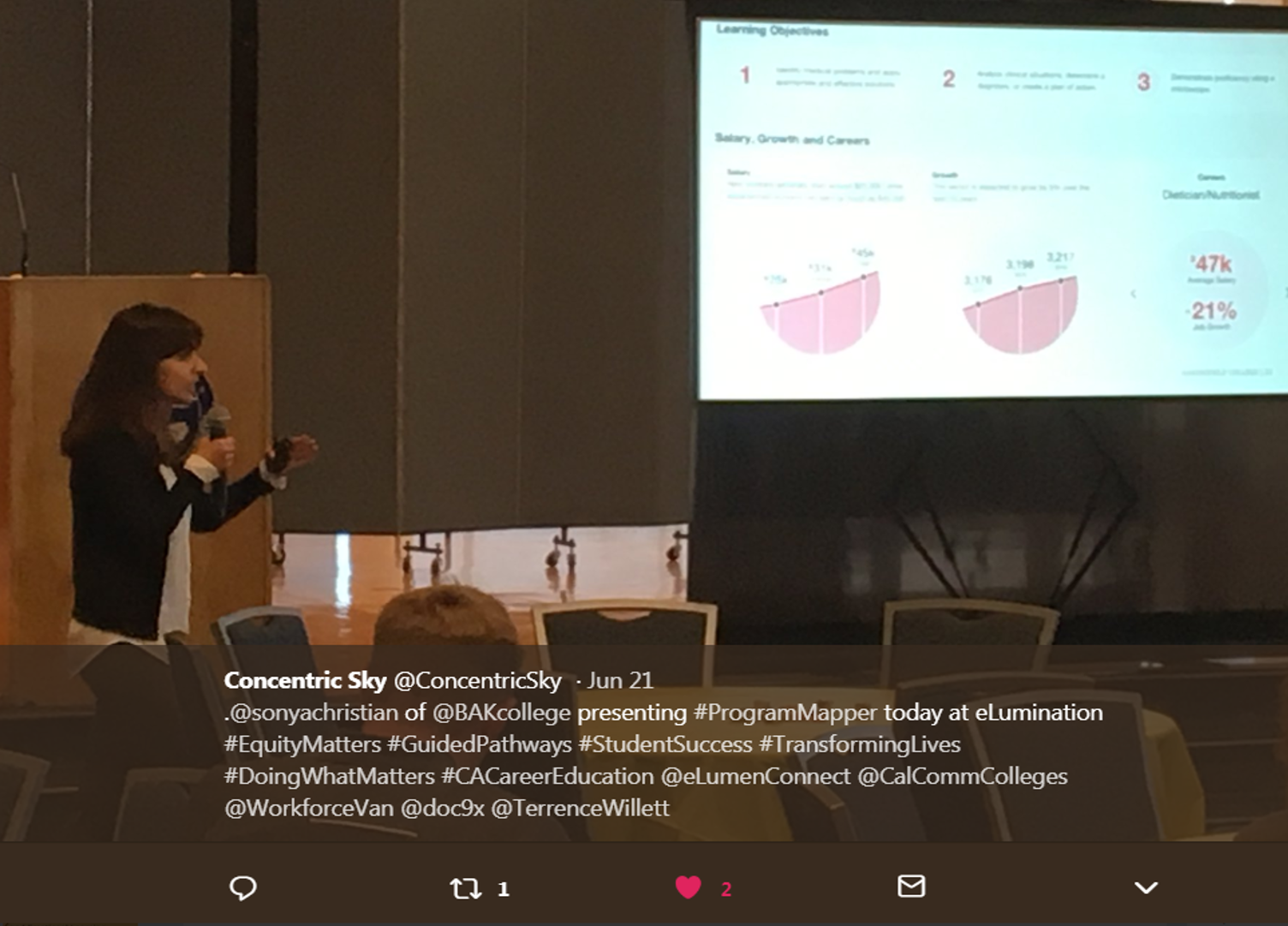 Wayne Skipper tweets keynote Sonya Christian June 21 2018 | Sonya ...